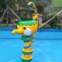 China Fiberglass Teapot Water Splash Pad - 3.0m Height, 1.2m Width with 3m Spray Range for Children's Play Areas for sale