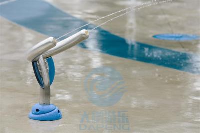 China Aqua Spray Park 304 Stainless Steel Double Spray Water Gun For Children Splash Zone for sale