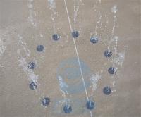 China Ring Style Water Fountain Nozzles Spray Park Upward Swimming Pool Deck Jet Nozzle for sale