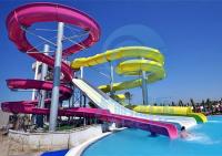 China Customized Water Park Slide with 50 People/Hour Capacity and 1-Year Warranty - Rainbow Colors Available for sale