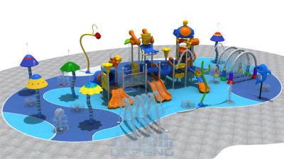 China 250sqm Residential Water Play Area with 100m³/h Flow Rate and 50-70 Person Capacity for sale