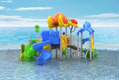 China Water Park Playhouse Equipment 450x650x500cm with 5-20 Kids Capacity for Outdoor Amusement Parks for sale