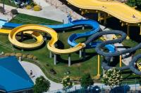 China Water Sports Amuse Adult Park Equipment Outdoor Private Pool Slide For Kids for sale