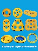 China Aqua Theme Park Inflatable Swim Ring with Handle - 5+ Year Service Life for Water Games Ages 8+ for sale