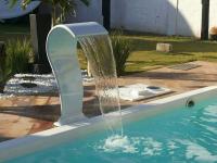 China OEM Swimming SPA Pool Accessories Decorations Water Curtain Fountain Heads Waterfall for sale