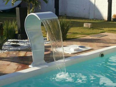 China OEM Swimming SPA Pool Accessories Decorations Water Curtain Fountain Heads Waterfall for sale