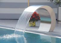 China SPA Swimming Pool Accessories Massage Equipment Stainless Steel Complete Set Waterfall Fountain for sale