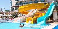 China OEM Outdoor Water Park Playground Big Fiberglass Slide for Adults for sale