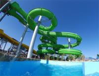 China OEM Fiberglass Water Park Slide 2 Person Aqua Attract Park Games Rides for sale