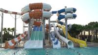 China OEM Fiberglass Water Slide 5-8m Height 300kg Capacity for Swimming Pool Amusement Equipment for sale