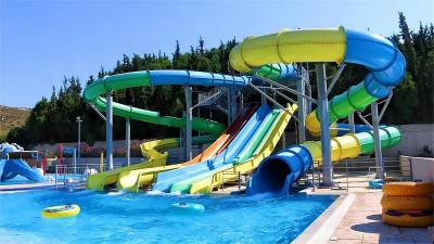 China ODM Outdoor Water Attract Park Pool Accessories Fiberglass Slide for Adults for sale