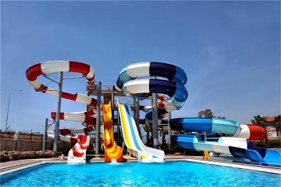 China Children Aqua Playground Water Slide For Amusement Park 18.5Kw for sale