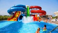 China 10mm Thickness Fiberglass Waterslides Kids Water Park Playground Playhouse for sale