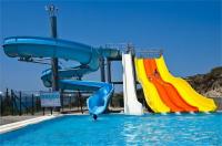 China OEM Aquatic Children Amuse Park Playground Playhouse Fiberglass Water Slide for Kids for sale