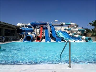 China ODM Outdoor Kids Playground Equipment Playhouse Fiberglass Water Slide for Children for sale