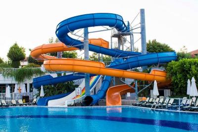 China Commercial Amusment Park Rides Fiberglass Water Slide for sale