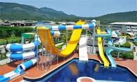 China ODM Outdoor Amusement Water Park Playground Equipment Spiral Slide for sale