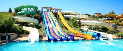 China ODM Outdoor Commercial Playground Swimming Pool Fiberglass Water Slide for Adults for sale