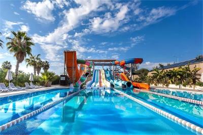 China Amusement Park Rides Adult Water Big Slide Fiberglass  With 220 M3/h Water Flow for sale