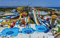 China Commercial Aqua Water Theme Park Swimming Pool Rides Fiberglass Slide for sale