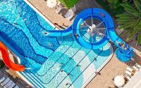 China Outdoor Water Playground Swimming Pool Equipment Slide For Children for sale