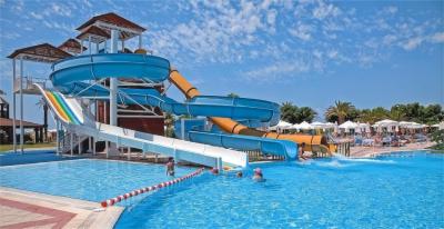 China Outdoor Amusement Park Children Water Games Play Giant Slide Set for sale