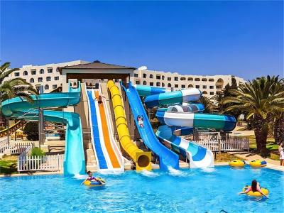 China 8m Height Outdoor Water Park Child Games Rides Fiberglass Slide For Kids for sale