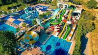 China Children Amusement Park Water Games Rides Swimming Pool Fiberglass Slide Set for sale