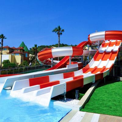 China Kids Outdoor Playground Swimming Pool Accessories Fiberglass Slide for Kids for sale