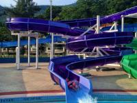 China Amusement Park Water Games Equipment Fiberglass Slide for Adults for sale