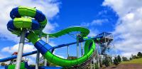 China Outdoor Kids Water Splash Park Rides Swimming Pool Fiberglass Slide for Adults for sale