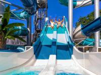 China Amusement Park Rides Swimming Pool Equipment Sea Water Fiberglass Slide for sale