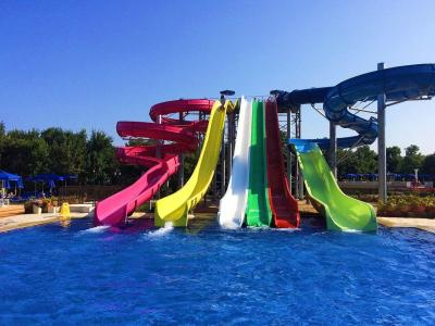 China Kids Swimming Pool Rides Water Play Equipment Fiberglass Slide for sale
