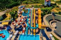 China Water Park Playground Area Equipment Swimming Pool Games Fiberglass Slide for sale