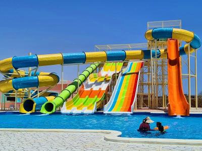 China Amusement Water Park Swimming Pool Water Spiral Slide Group for Children for sale