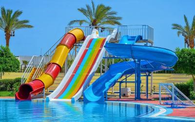 China Water Park Aqua Play Professional Aquatic Fiberglass Slide for sale