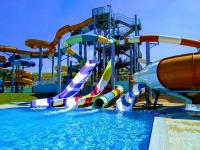 China Water Amusement Park Outdoor Swimming Pool Kids Playground Fiberglass Slide for sale