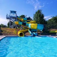 China Water Games Swimming Pool Fiberglass Slide Supplies For Kids for sale