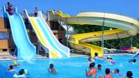 China Swimming Pool Accessories Water Play Kids Fiberglass Tube Spiral Water Slide for sale