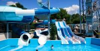 China Hot Dipped Galvanized Steel Fiberglass Water Slide For Aqua Park for sale