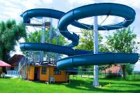 China OEM Water Playground Playhouse Swimming Pool Equipment Fiberglass Slide for sale