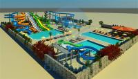 China Commercial Water Park Splash Pad Equipment - Custom 1000x2500cm Design for 100-150 Children with ISO/CE Certification for sale