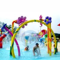 China Outdoor Aqua Park Water Sports Swimming Pool Amusement Water Splash Pad Flower Sprinkler for sale