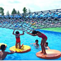 China Commercial Swimming Pool Climbing Duckweed Net Rope Bridge for Kids for sale