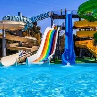 China Children In Ground Swimming Pool Ride Fiberglass Water Slide For Aqua Park for sale