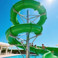 China Fiberglass Spiral Water Slide with 5 Meters Height 0.85 Meters Width and 300kg Capacity for Outdoor Swimming Pools for sale