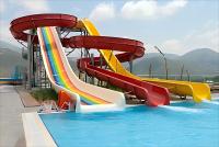 China Flying Style Fiberglass Swimming Pool Slide with 5 Meters Height 0.85 Meters Width and 15 Meters Length for Water Parks for sale