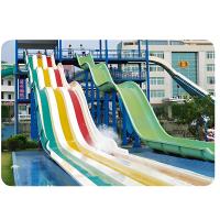 China Outdoor Fiberglass Water Slide with Height 5-12 m and Width 0.82-2.5 m for 1 Person Rider for sale
