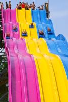 China Fiberglass Water Park Slide with 5-8 Years Without Fading 1 Year Warranty and Safe Board for High Speed Family Fun for sale