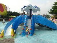 China Fiberglass Water Splash Pad with 10 Years Service Life 2 Meters Spray Range for Over 3 Years Old for sale
